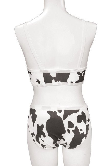 Cow Print Sports Bra And Shorts Otokonoko 2l J List
